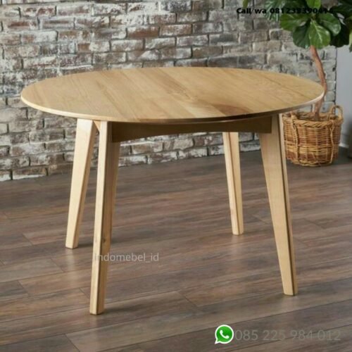 Jual Meja Makan Bulat Mini Cafe Terbaru - Indomebel.id
