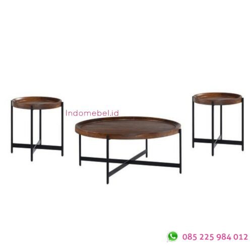 Set Meja Kopi Industrial Unik - Indomebel.id