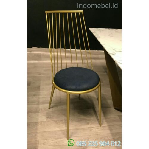 Kursi Makan Besi Gold - Indomebel.id