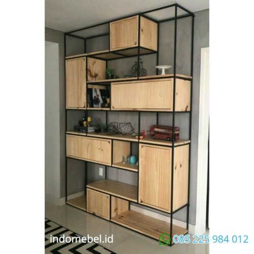 Rak Industrial Minimalis Serbaguna - Indomebel.id
