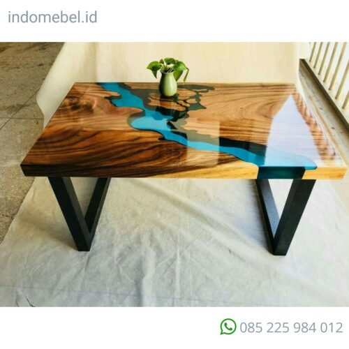 Meja Tamu Resin Natural - Indomebel.id