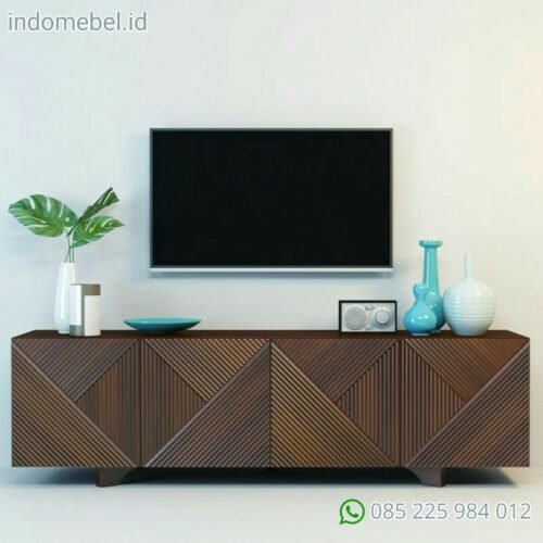 Lemari Tv Minimalis Modern Terbaru - Indomebel.id