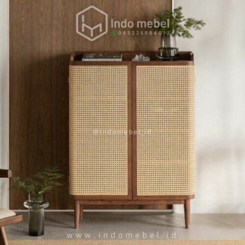 Rak Sepatu Rotan - Indomebel.id